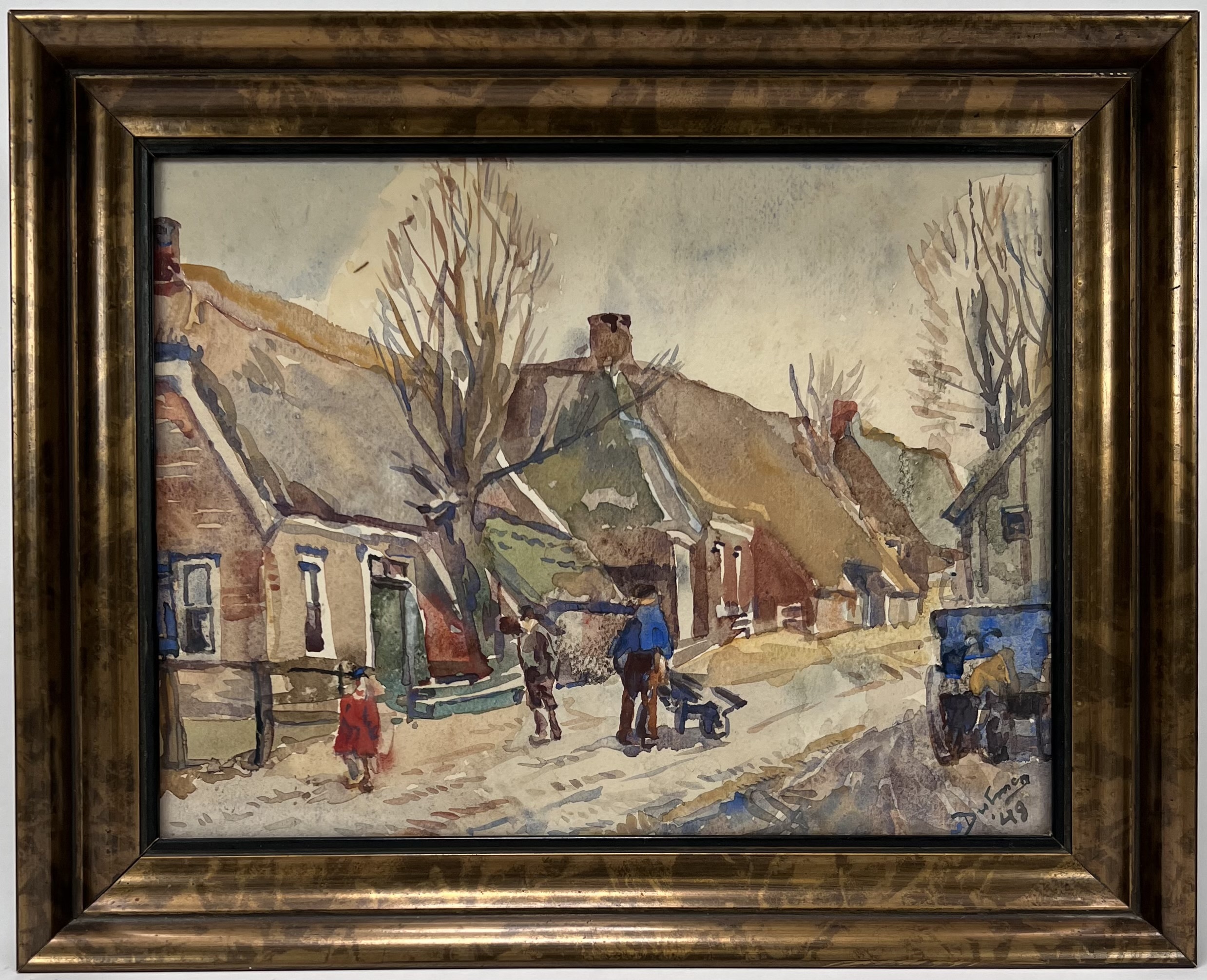 24. Aquarel, Erasmus Bernhard van Dulmen Krumpelman