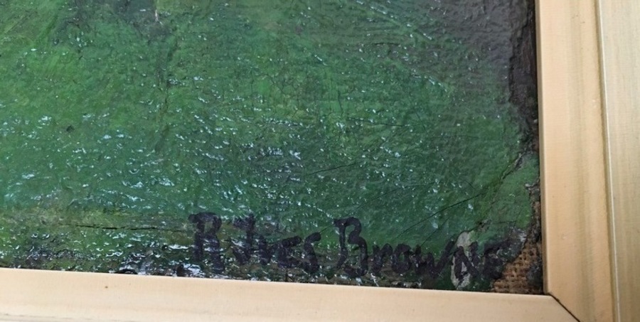 435. Schilderij, Robert Ives Browne